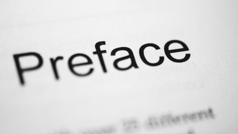 Preface, Introduction, Foreword, and Prologue: What They Are and How To ...